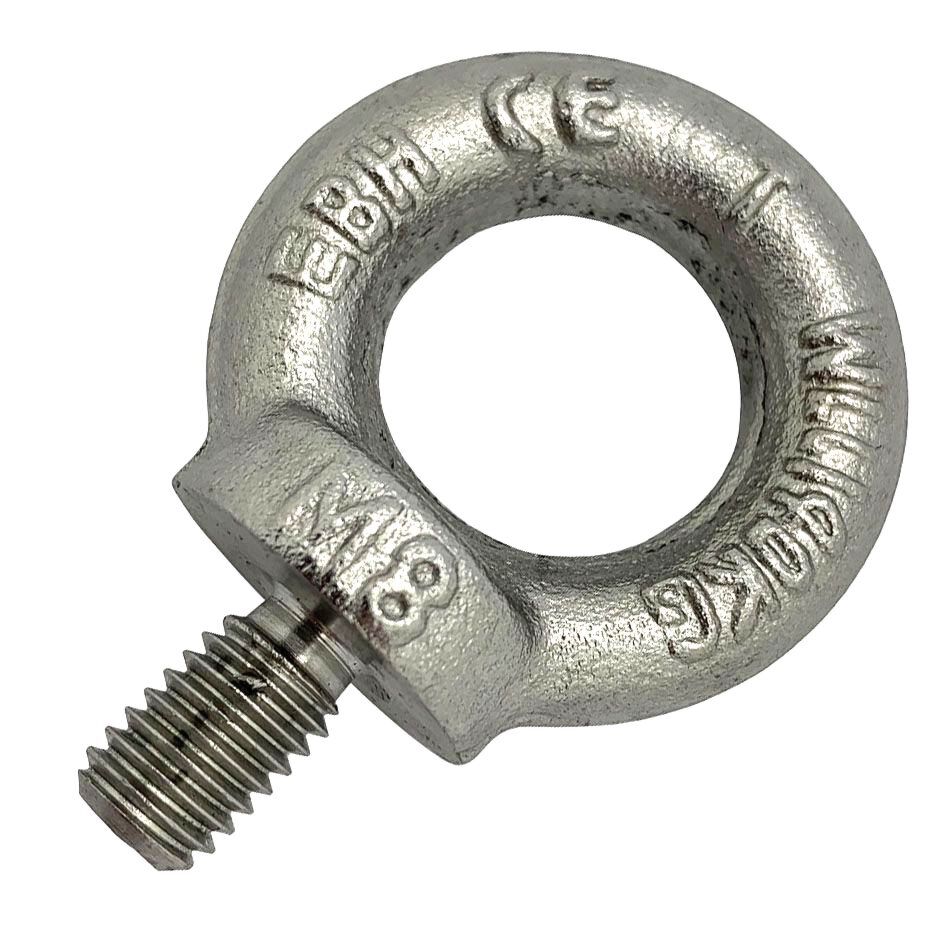 Stainless Steel Lifting Eye Bolts DIN 580 - Load Rated | Wire Rope Shop