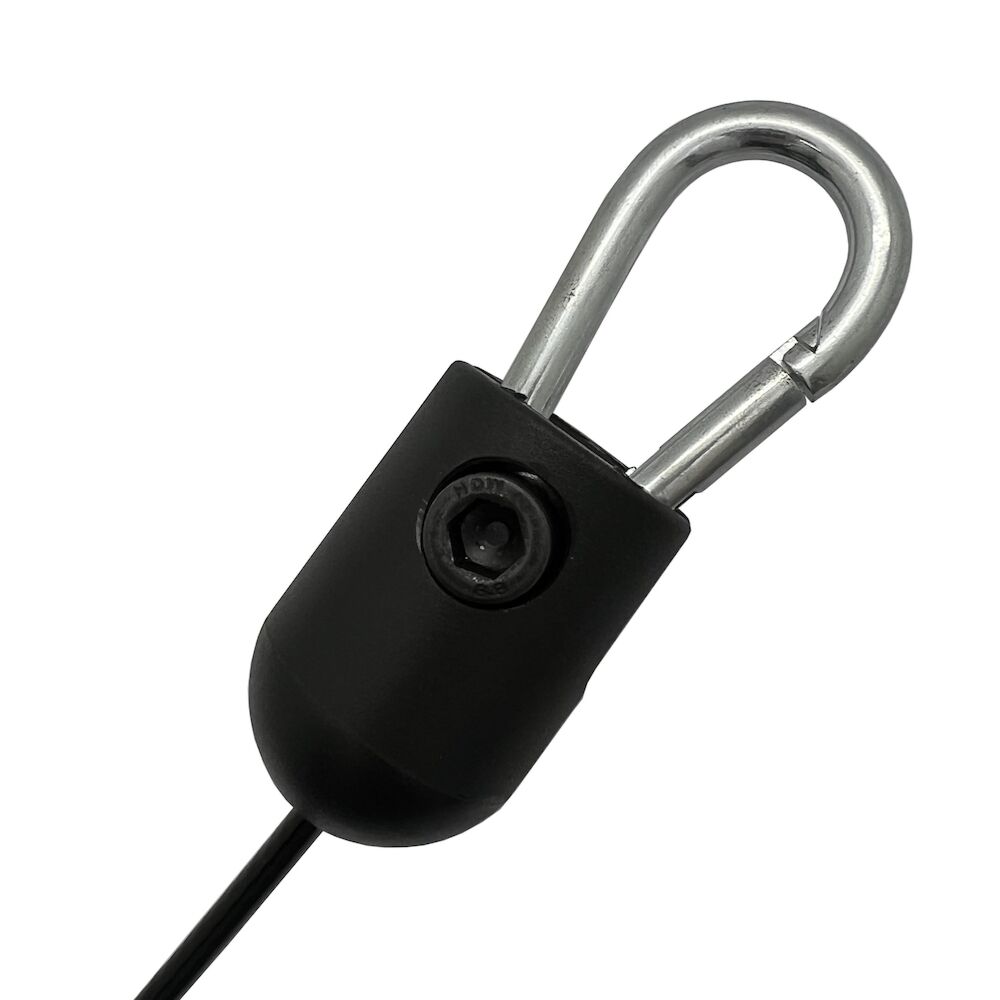Gym wire rope swage terminal end with hook | 4mm gym fitting