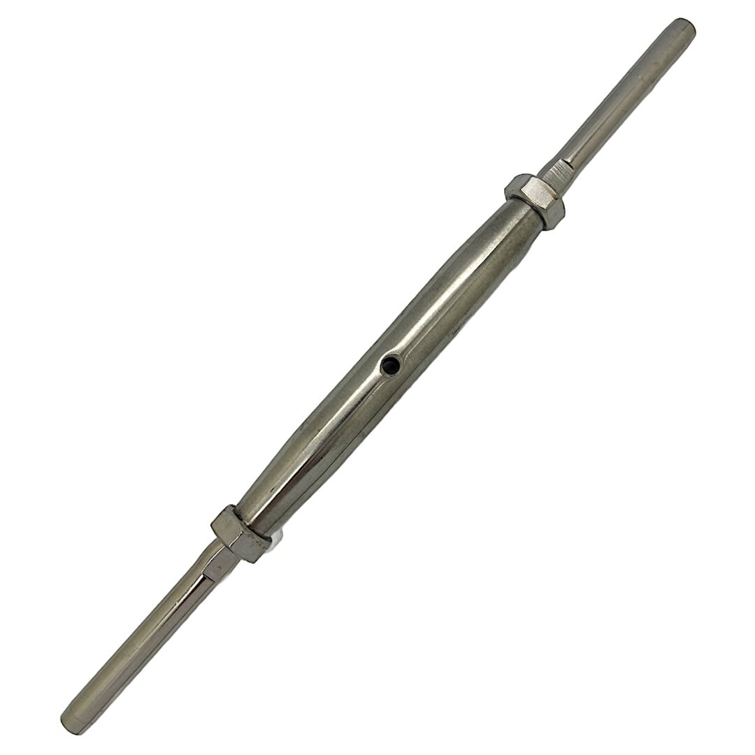 8mm Stainless Steel Rigging Screw Swage / Swage (4mm Wire Rope) | Wire ...