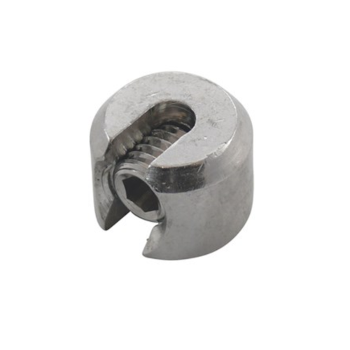 3mm Stainless Steel Wire Rope Stopper - 1 Grub Screw | Wire Rope Shop