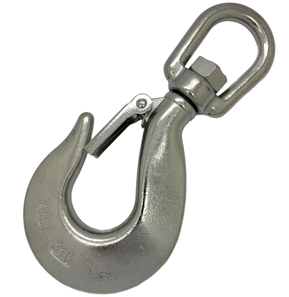 10mm Stainless Steel Swivel Hook | Wire Rope Shop