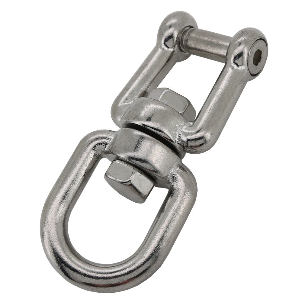 5mm Stainless Steel Eye and Jaw Swivel | Wire Rope Shop